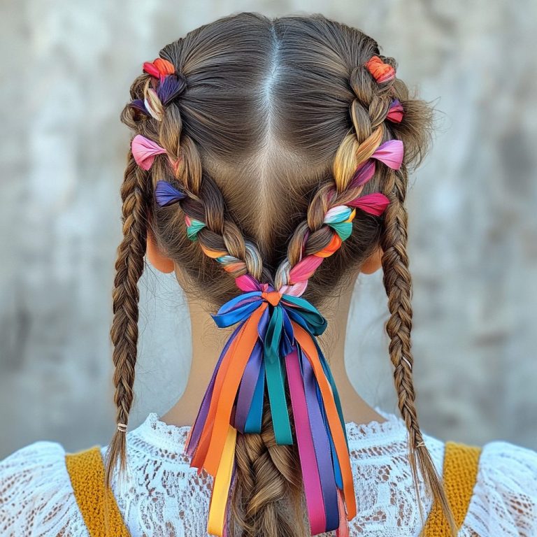 20 Creative Braided Pigtail Styles for Girls - Hair Guru