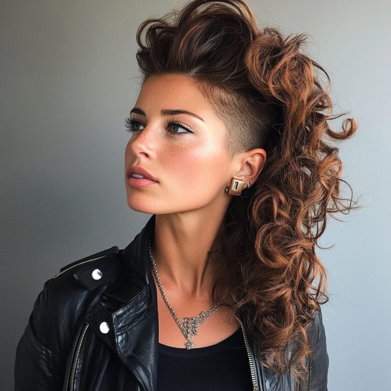 25 Incredible Trendy Curly Mohawk Hairstyles for Women and Girls - Hair ...