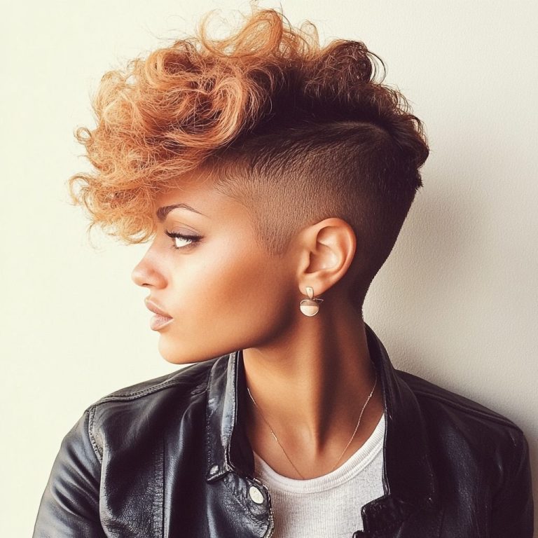 25 Incredible Trendy Curly Mohawk Hairstyles for Women and Girls - Hair ...