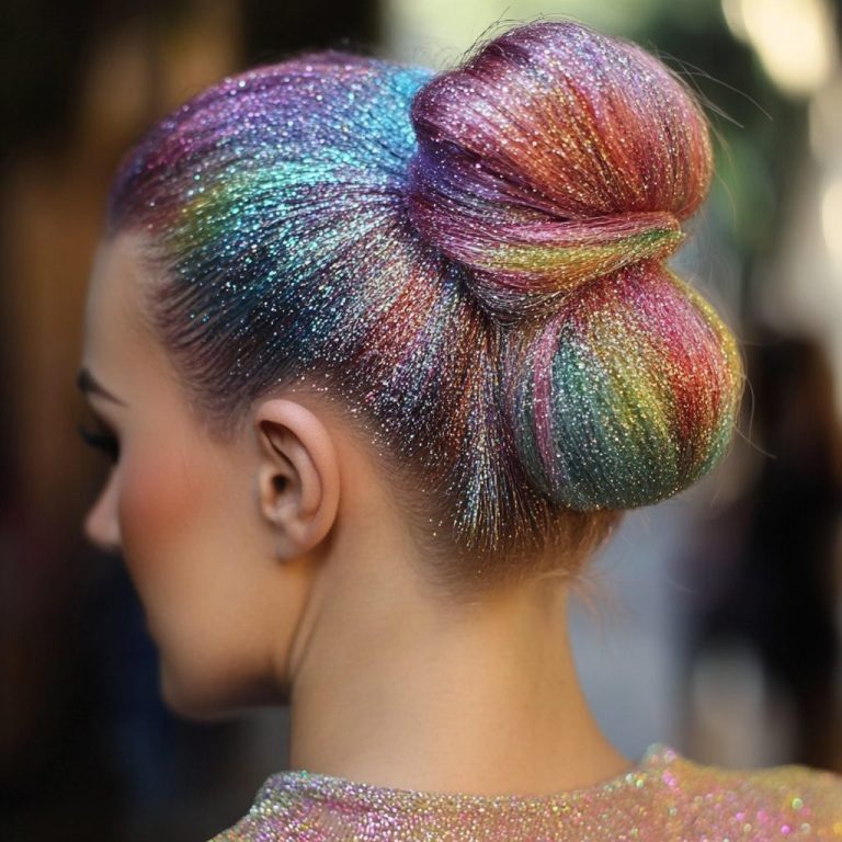 20 Ways to Incorporate Glitter for Stunning Hair Looks - Hair Guru