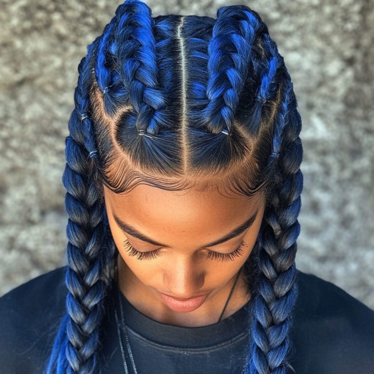 20 Awesome Dark Blue Hairstyles to Revitalize Your Look - Hair Guru