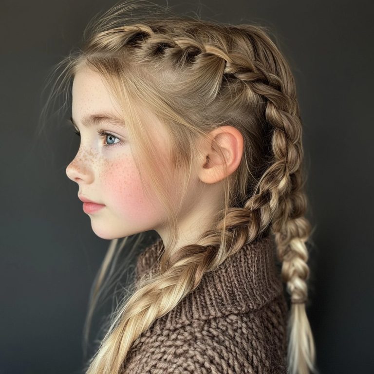 20 Creative Braided Pigtail Styles for Girls - Hair Guru