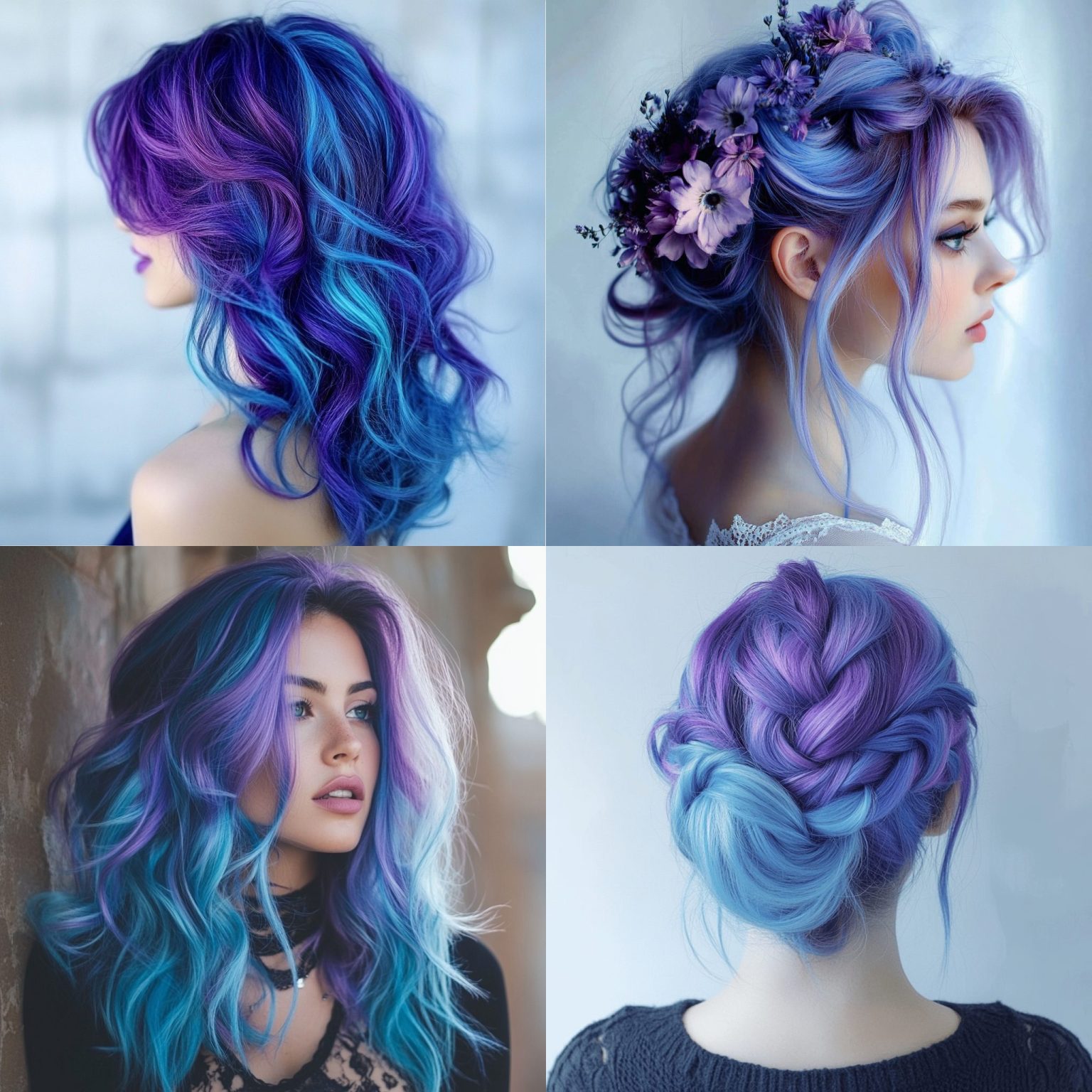 20 Creative Blue and Purple Hair Ideas - Hair Guru