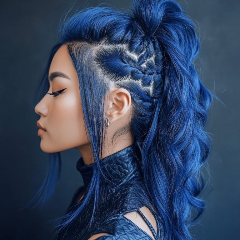 20 Awesome Dark Blue Hairstyles to Revitalize Your Look - Hair Guru