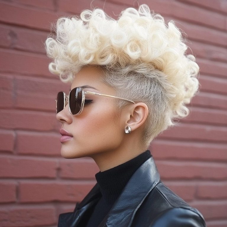 25 Incredible Trendy Curly Mohawk Hairstyles for Women and Girls - Hair ...