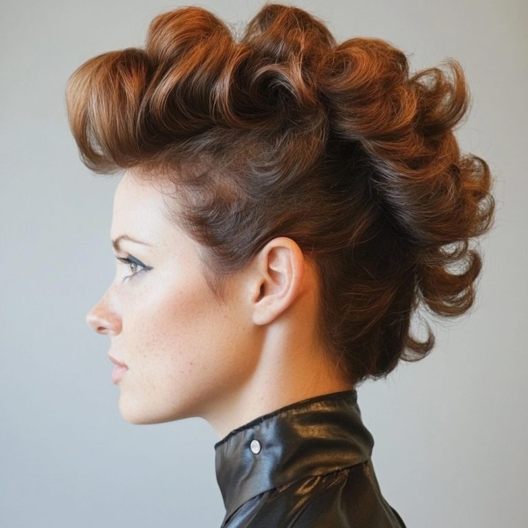 25 Incredible Trendy Curly Mohawk Hairstyles for Women and Girls - Hair ...