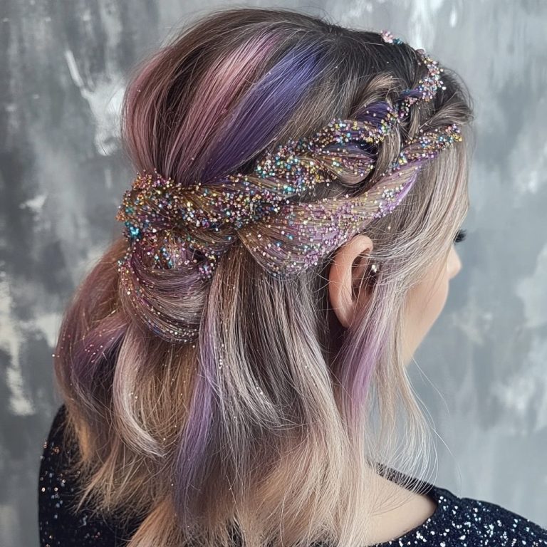 20 Ways to Incorporate Glitter for Stunning Hair Looks - Hair Guru