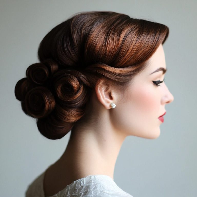 20 Best Elegant Vintage Updos - Hair Guru
