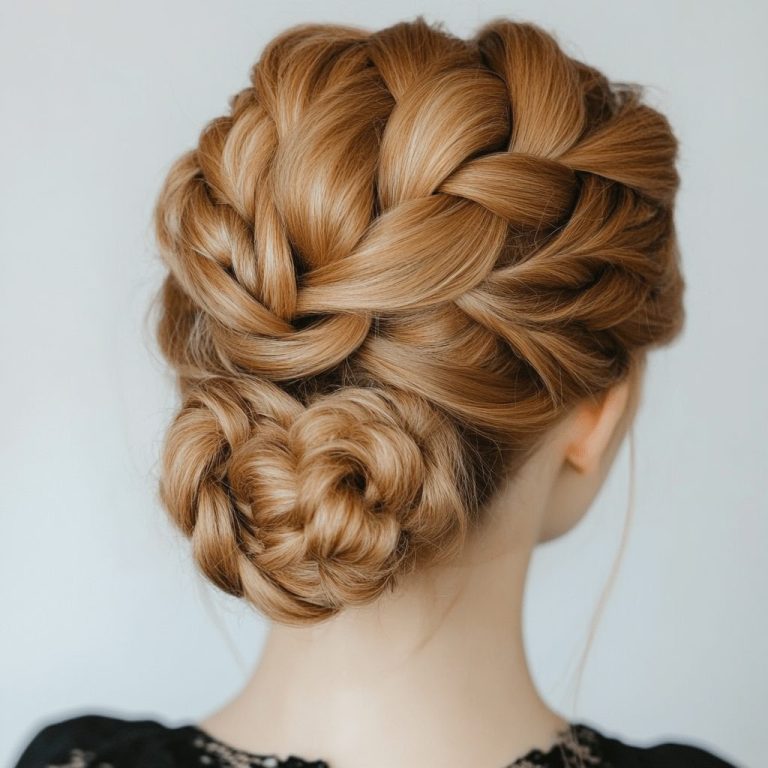 28 Glorious Princesses Braided Updos - Hair Guru