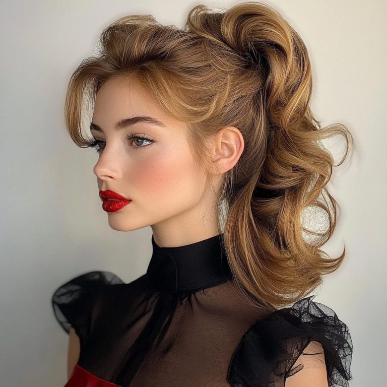 35 Effortless Messy Ponytail Hairstyles - Hair Guru