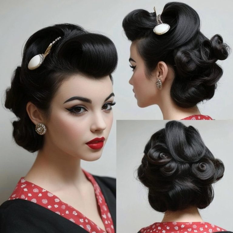 20 Best Elegant Vintage Updos - Hair Guru