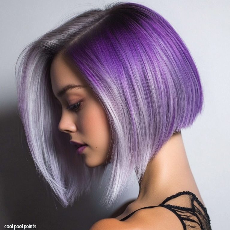 20 Dynamic Violet Hairstyle - Hair Guru