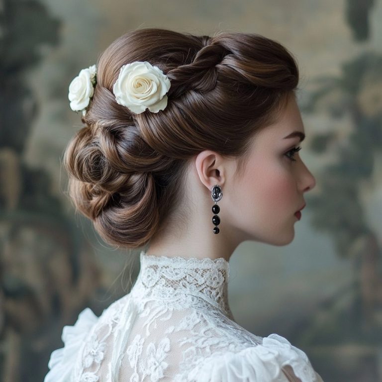 20 Best Elegant Vintage Updos - Hair Guru