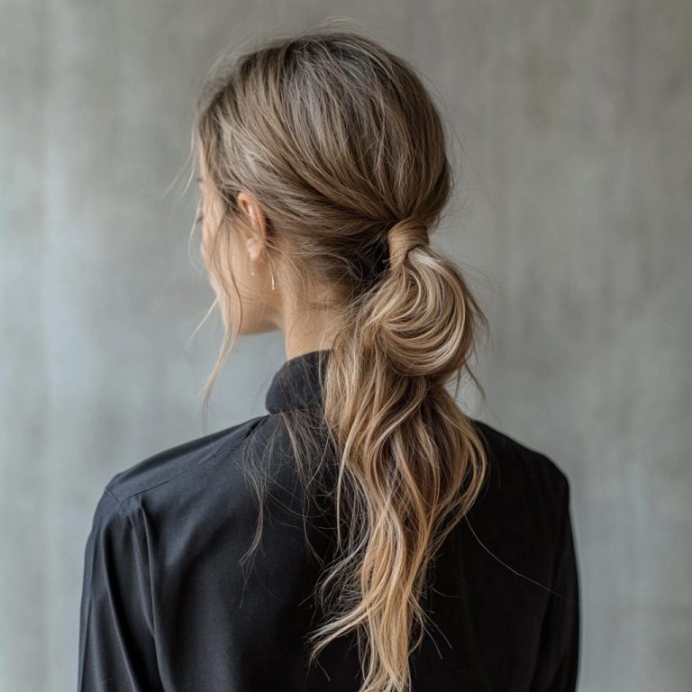 35 Effortless Messy Ponytail Hairstyles - Hair Guru