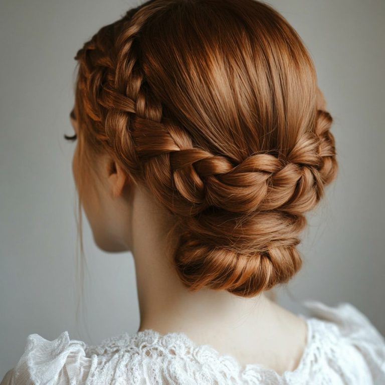 28 Glorious Princesses Braided Updos - Hair Guru
