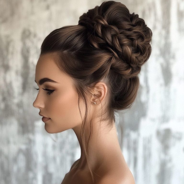 28 Glorious Princesses Braided Updos - Hair Guru