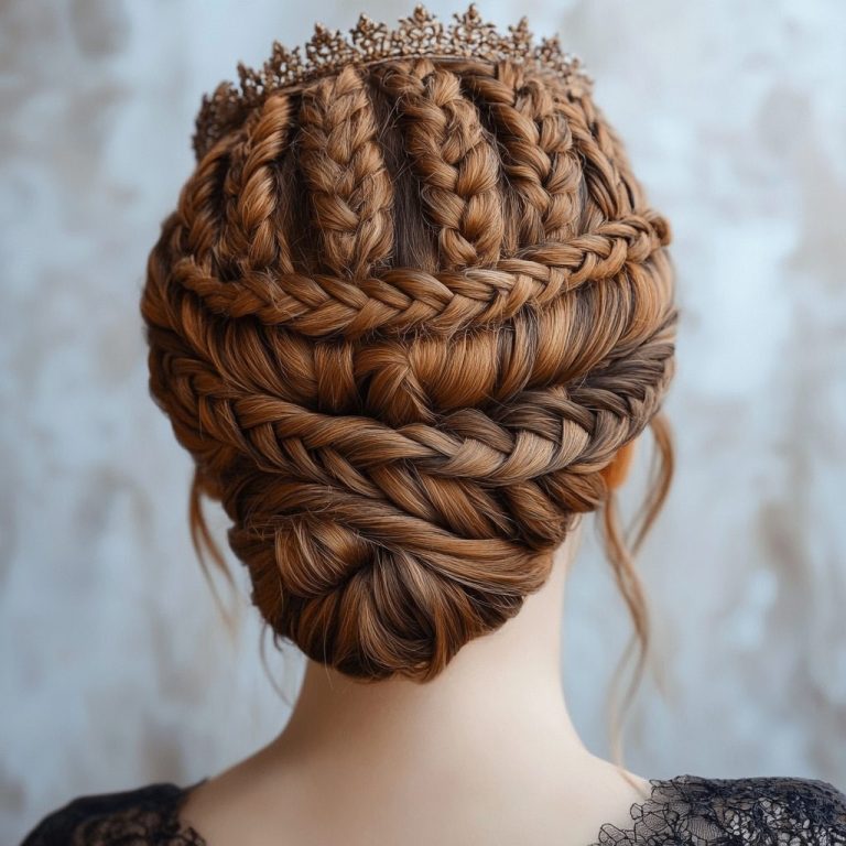 28 Glorious Princesses Braided Updos - Hair Guru