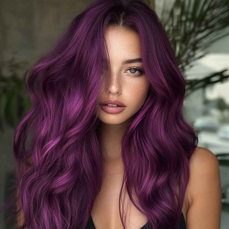 20 Dynamic Violet Hairstyle - Hair Guru