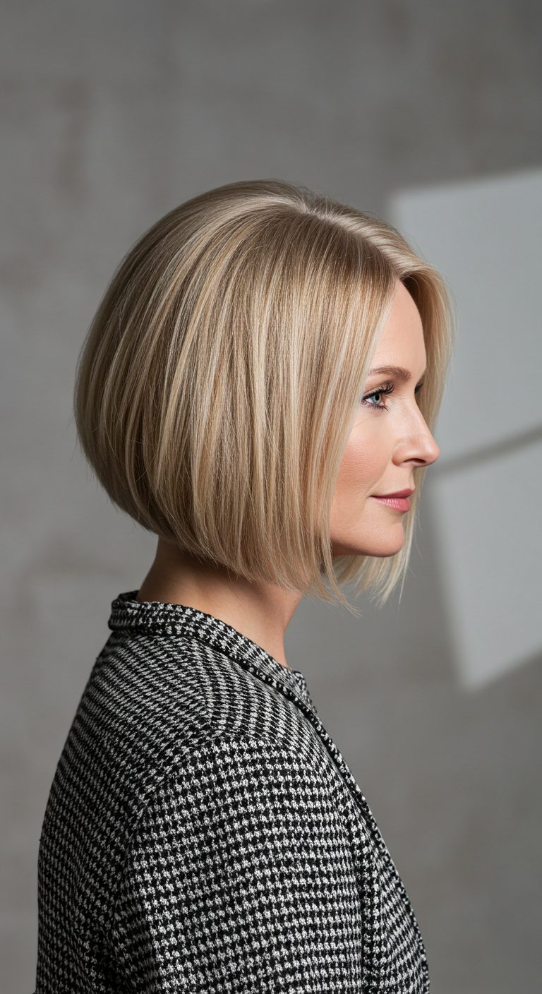 25 Glamorous Shoulder-Length Styles for Women Over 50 - Hair Guru