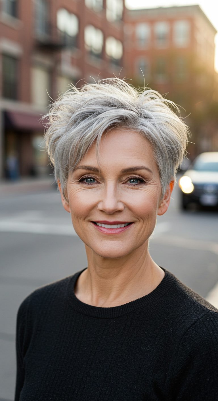24 Glam Short Haircuts That Elevate Over-50 Style - Hair Guru