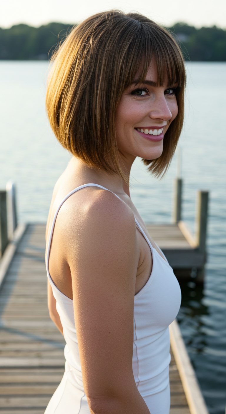 24 Short Haircuts with Fringe That Frame the Face - Hair Guru